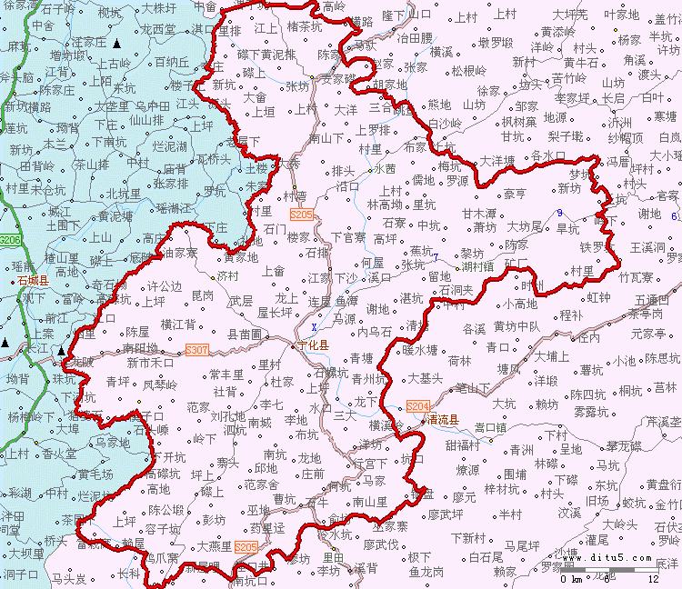 宁化县地图二全图，宁化县地图二高清版下载 - 8264户外8264.com